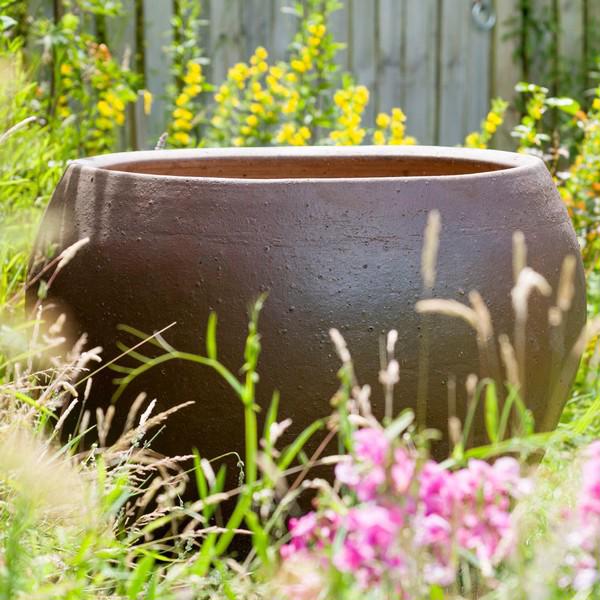 Large Stone Garden Pot – Terrace Gardener